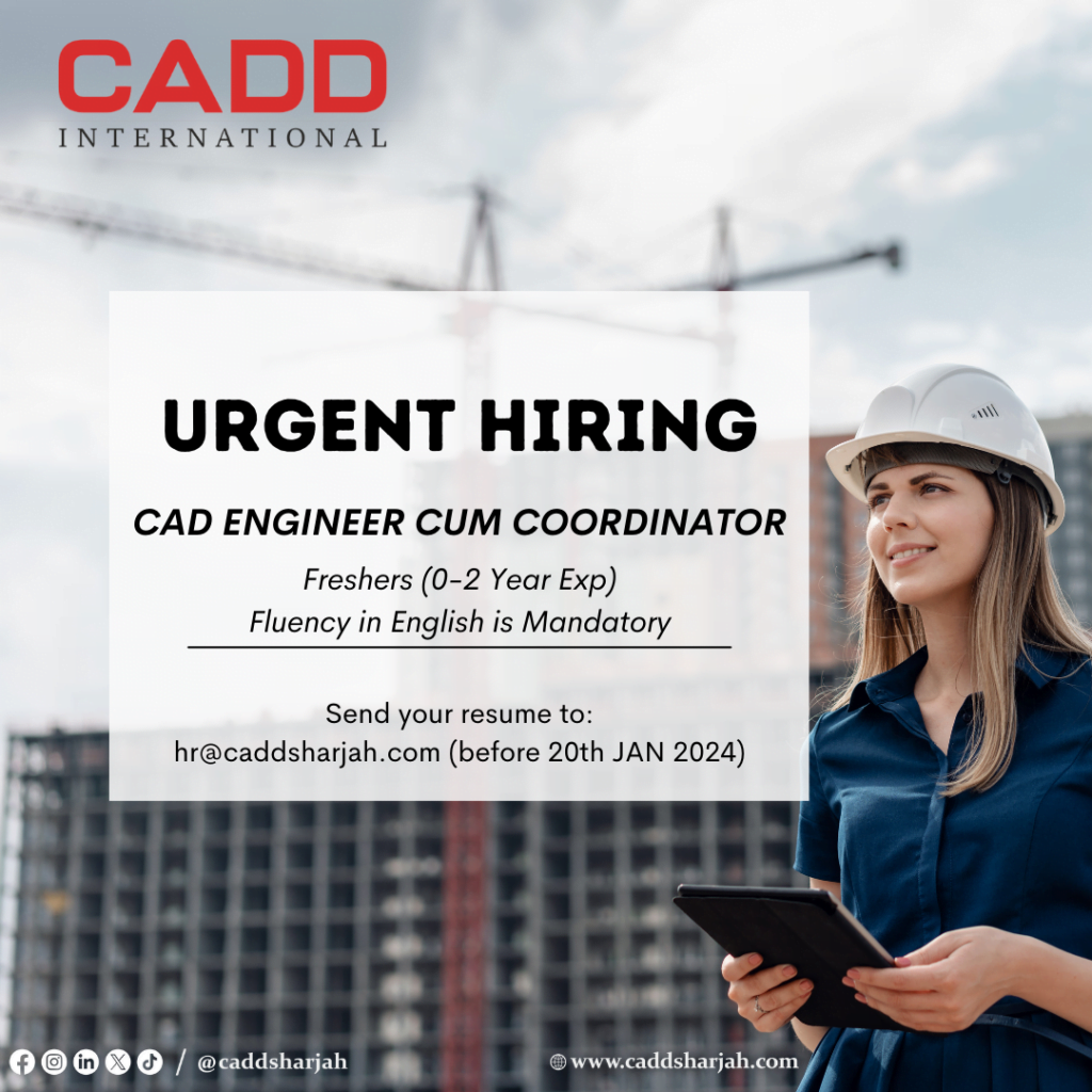 Careers - CADD International Sharjah